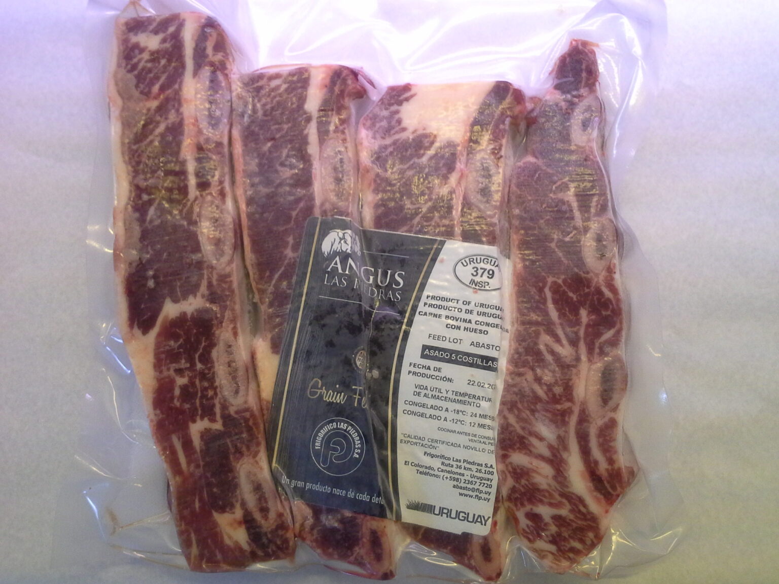 ASADO 5 COSTILLAS ANGUS FEEDLOT LAS PIEDRAS – Carniceria Flor de Pocitos